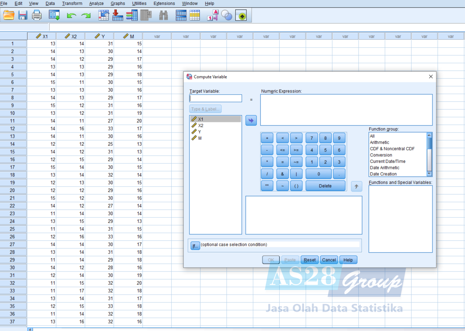REGRESI MODERASI / MRA (MODERATED REGRESSION ANALYSIS) - AS28 Group